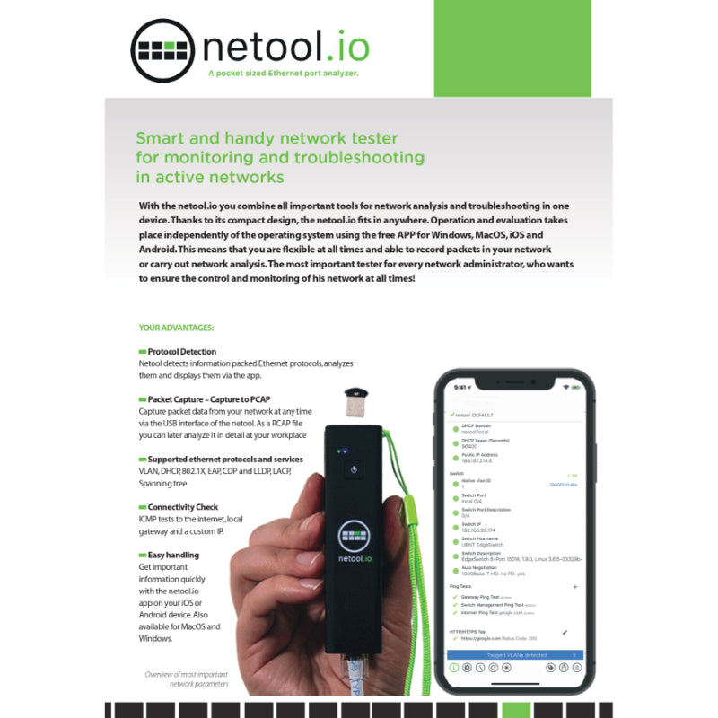 Netool Standard Kablo Test Cihazı